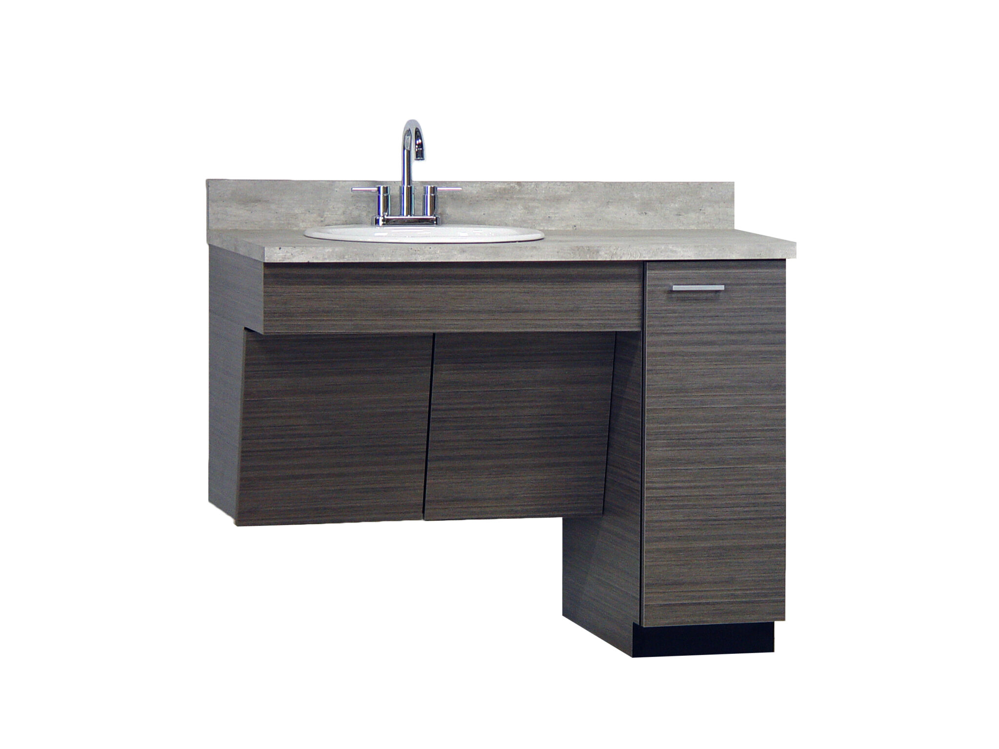 ADA Cabinet with Oval Sink and Drawers - Goodtime Medical